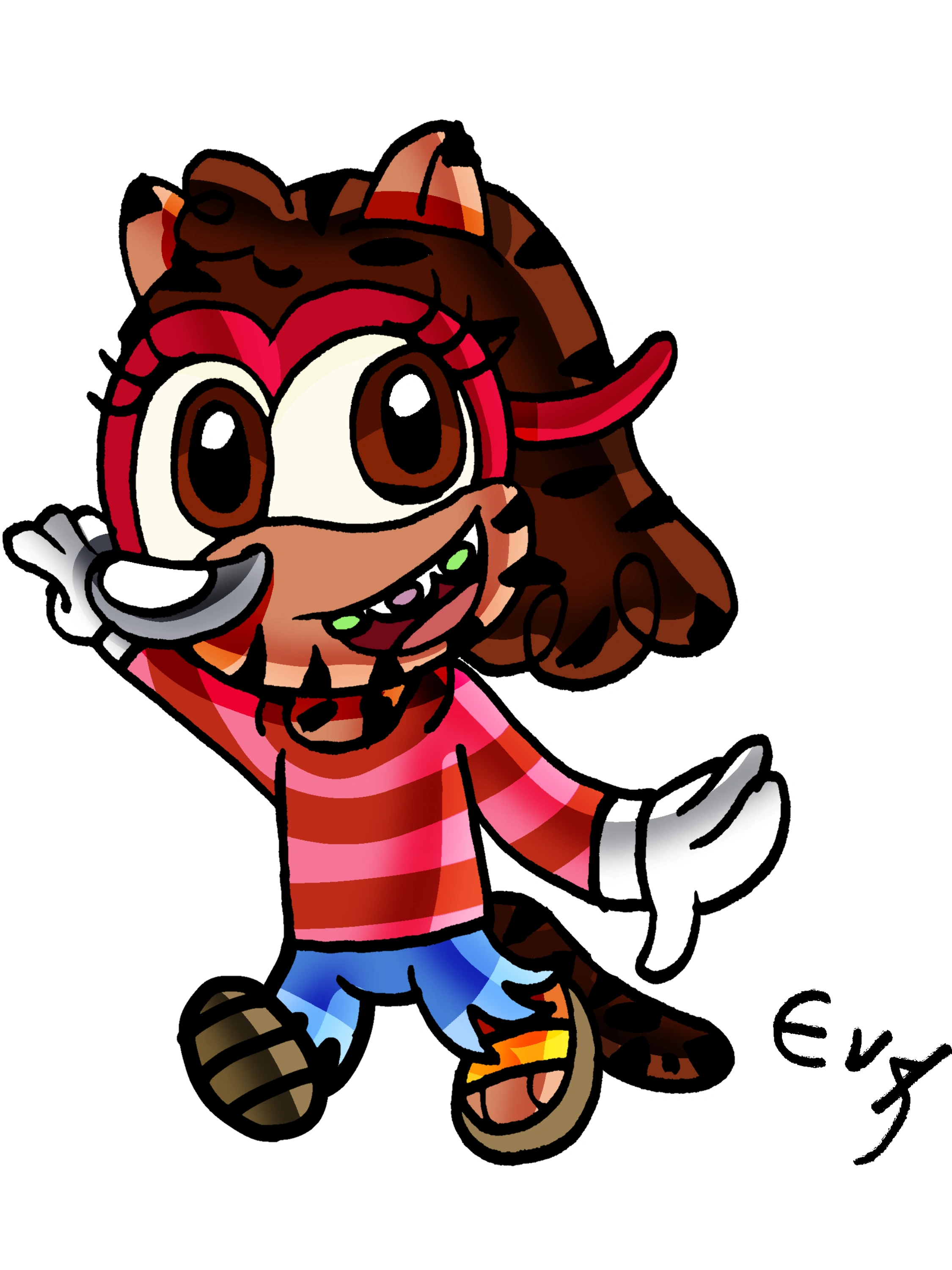 My drawing of Tater the Tiger | Fandom