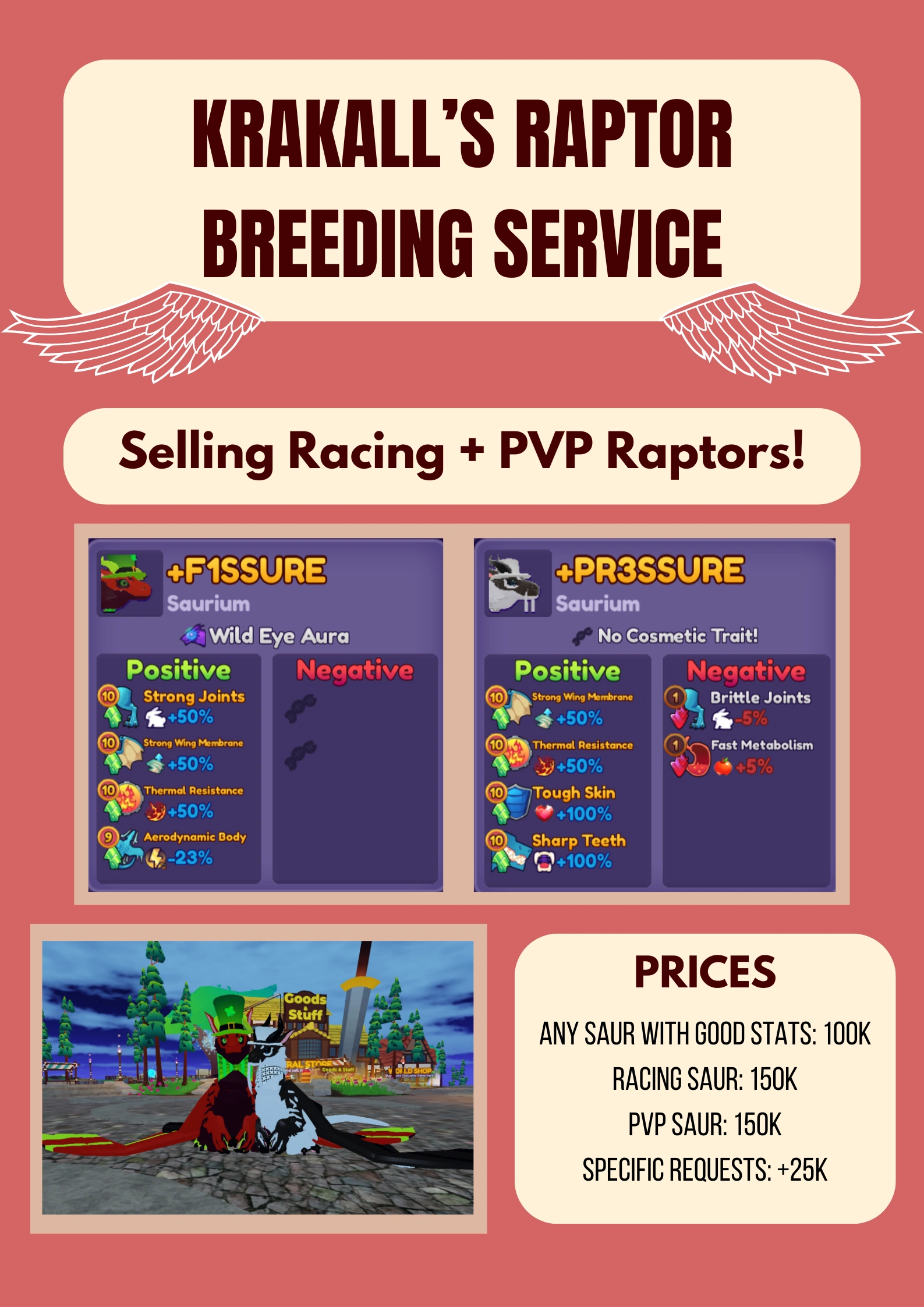 Introducing: Krakall's Grand Raptor Shop! | Fandom