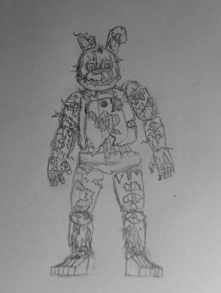 Five Nights At Freddy's Spring Trap Coloring Pages