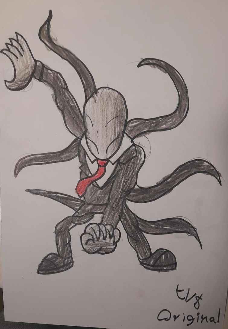 My drawing of Slenderman | Fandom