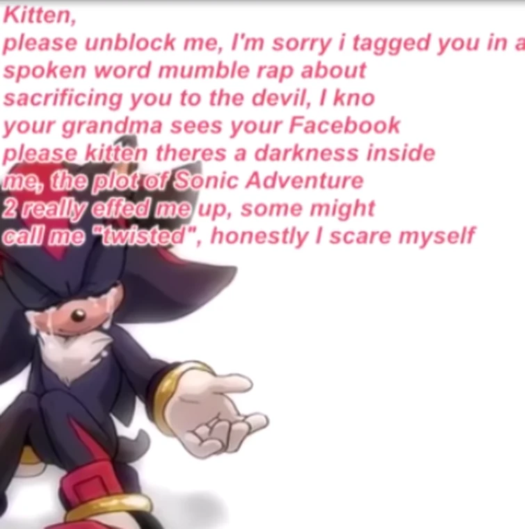 Shadow has an announcement to make | Fandom