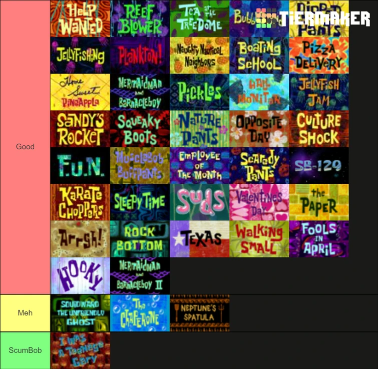 I Remade PIEGUYRULZ's Every SpongeBob Season 1 Episode Reviewed On A ...