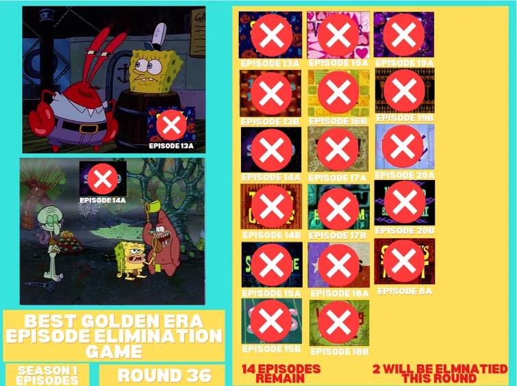 Best Golden Era Episode Elimination Game: Round 36 | Fandom