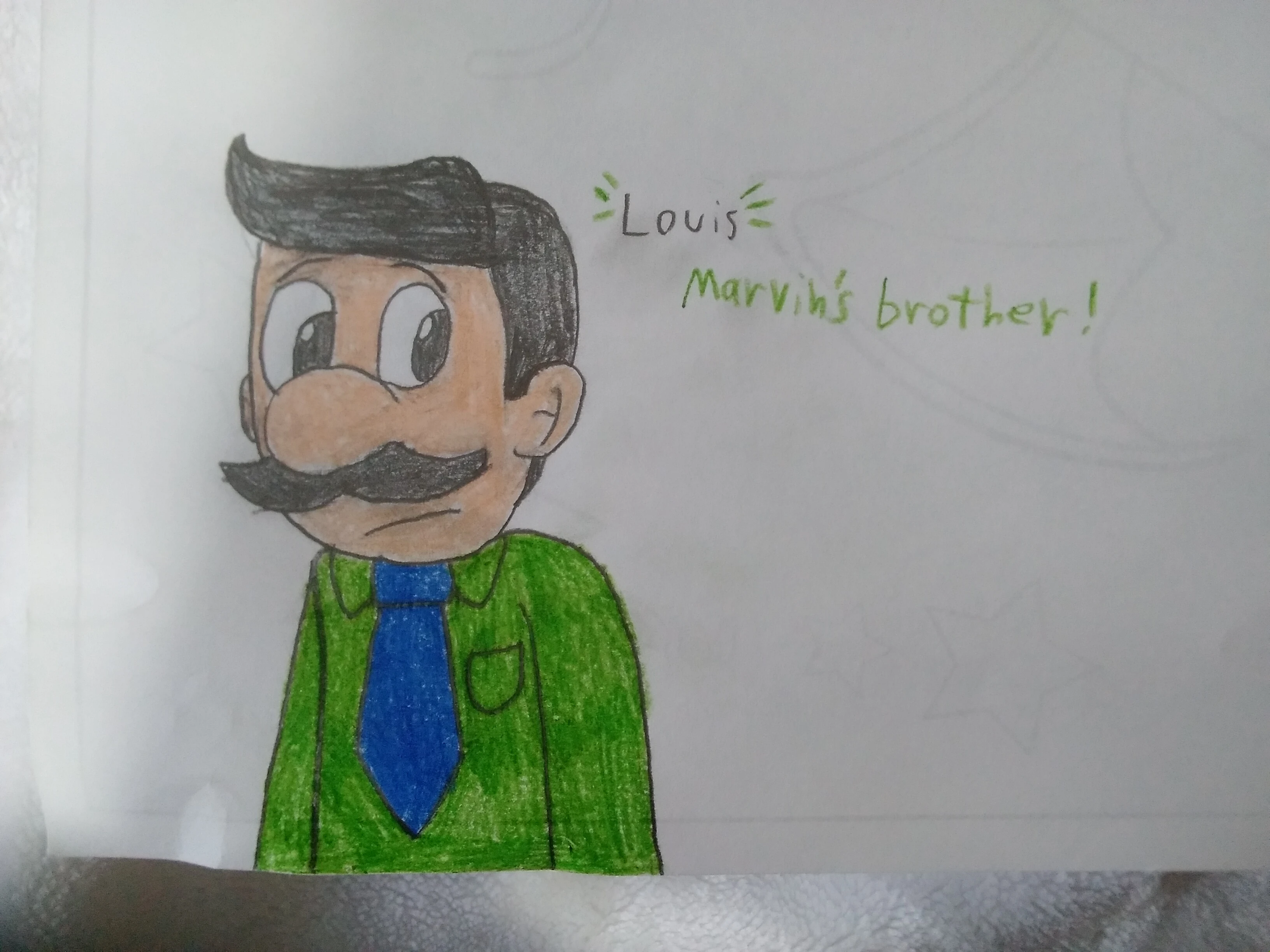 I made a drawing of what luigi would look like if he was in sml | Fandom