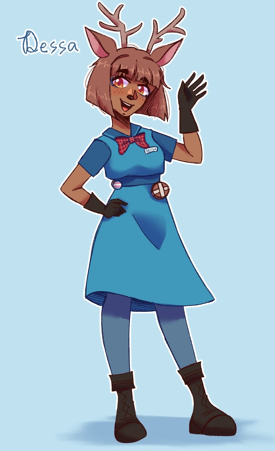 day 9 of designing piggy characters in my style (dessa) | Fandom