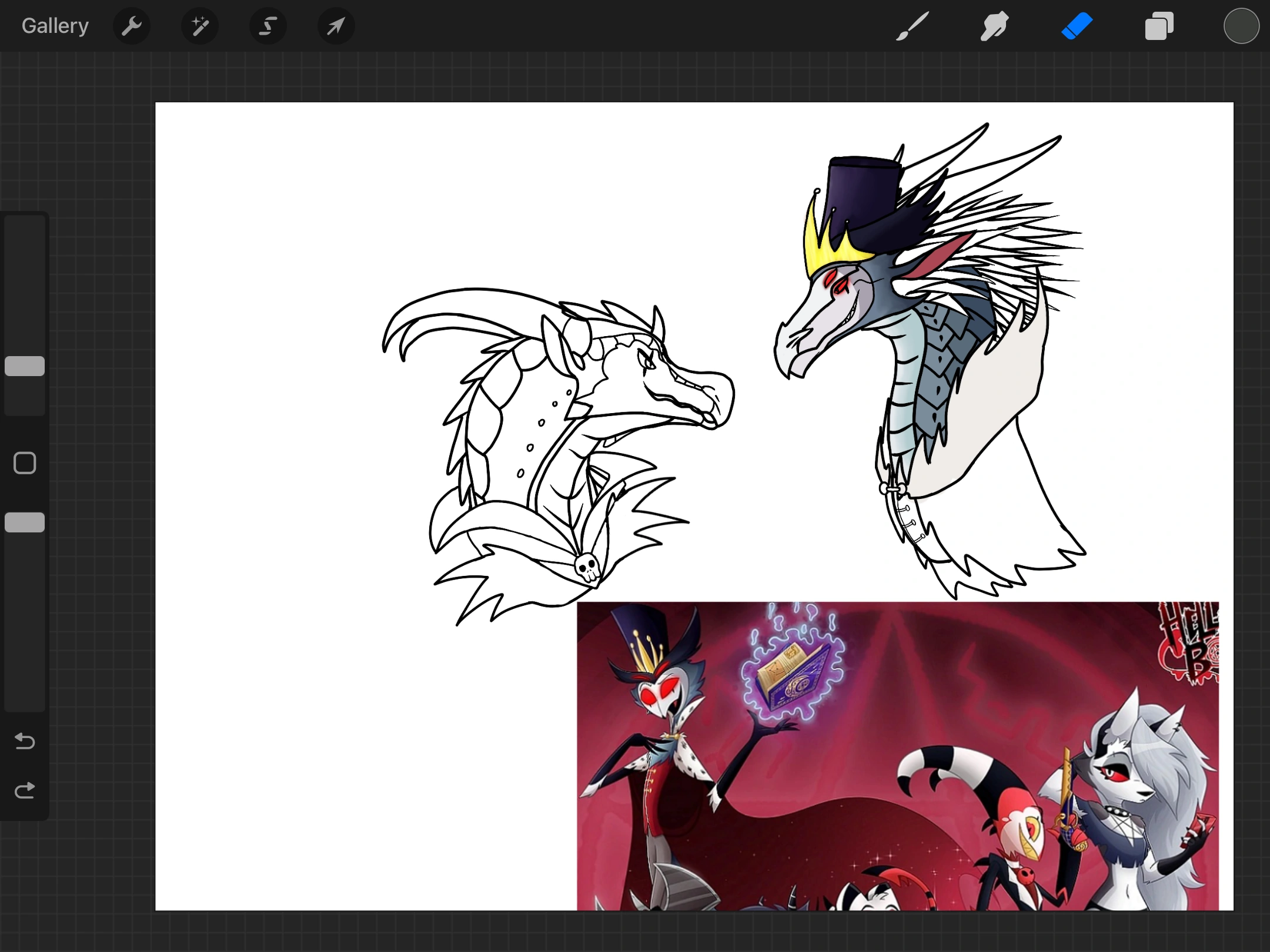 WIP of Stolas and Blitzy into dragons | Fandom