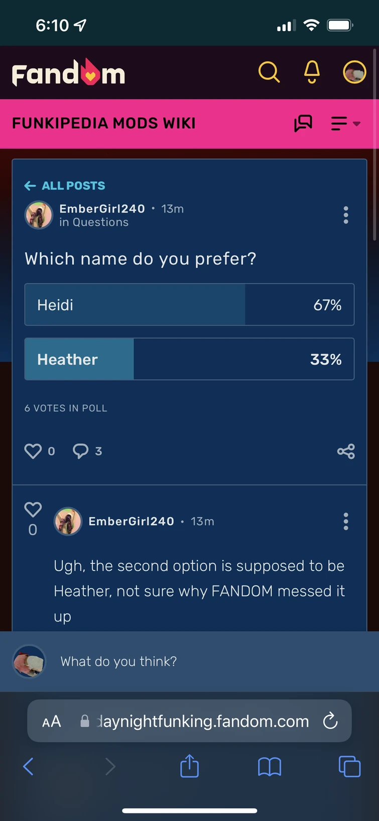 Which name do you prefer? | Fandom
