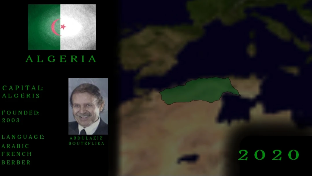Map of Algeria After WW3 1997 | Fandom