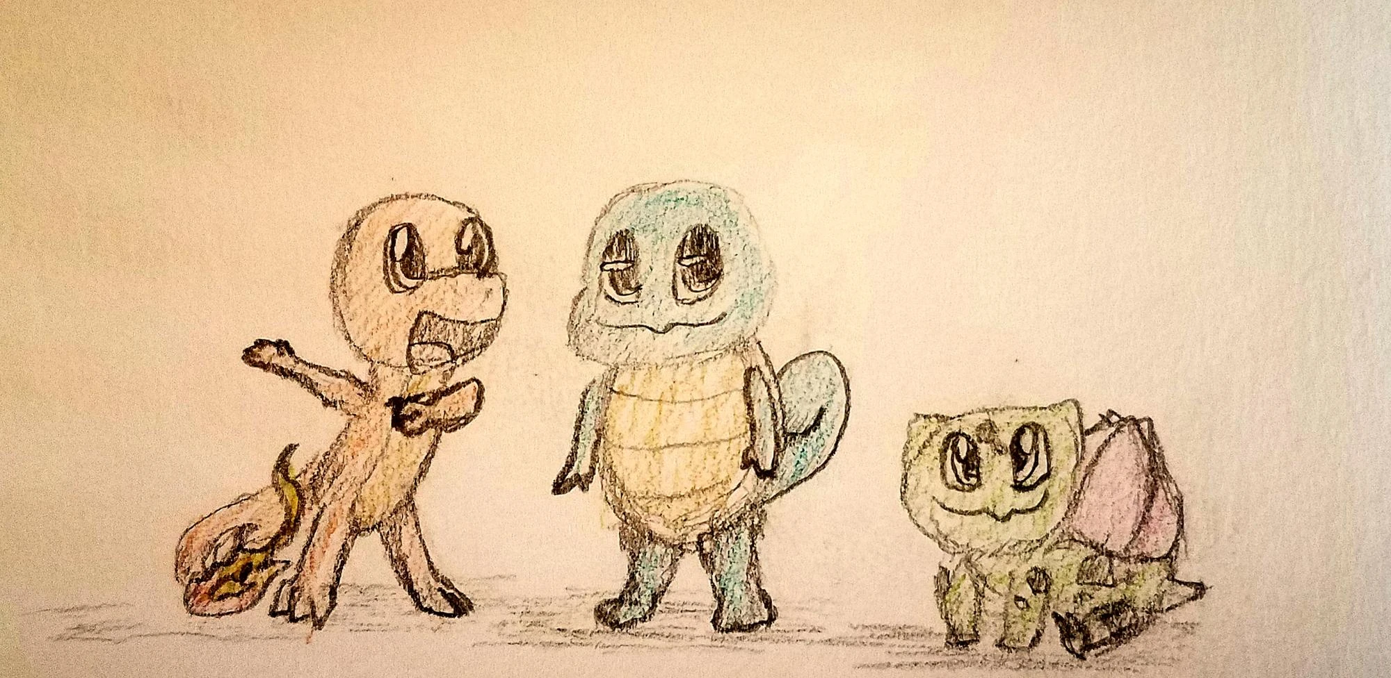 Drawn By Memory- The Kanto Starters | Fandom