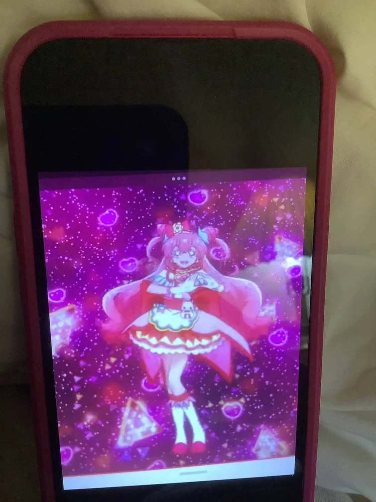 Cure precious in a sparkly Pink background | Fandom