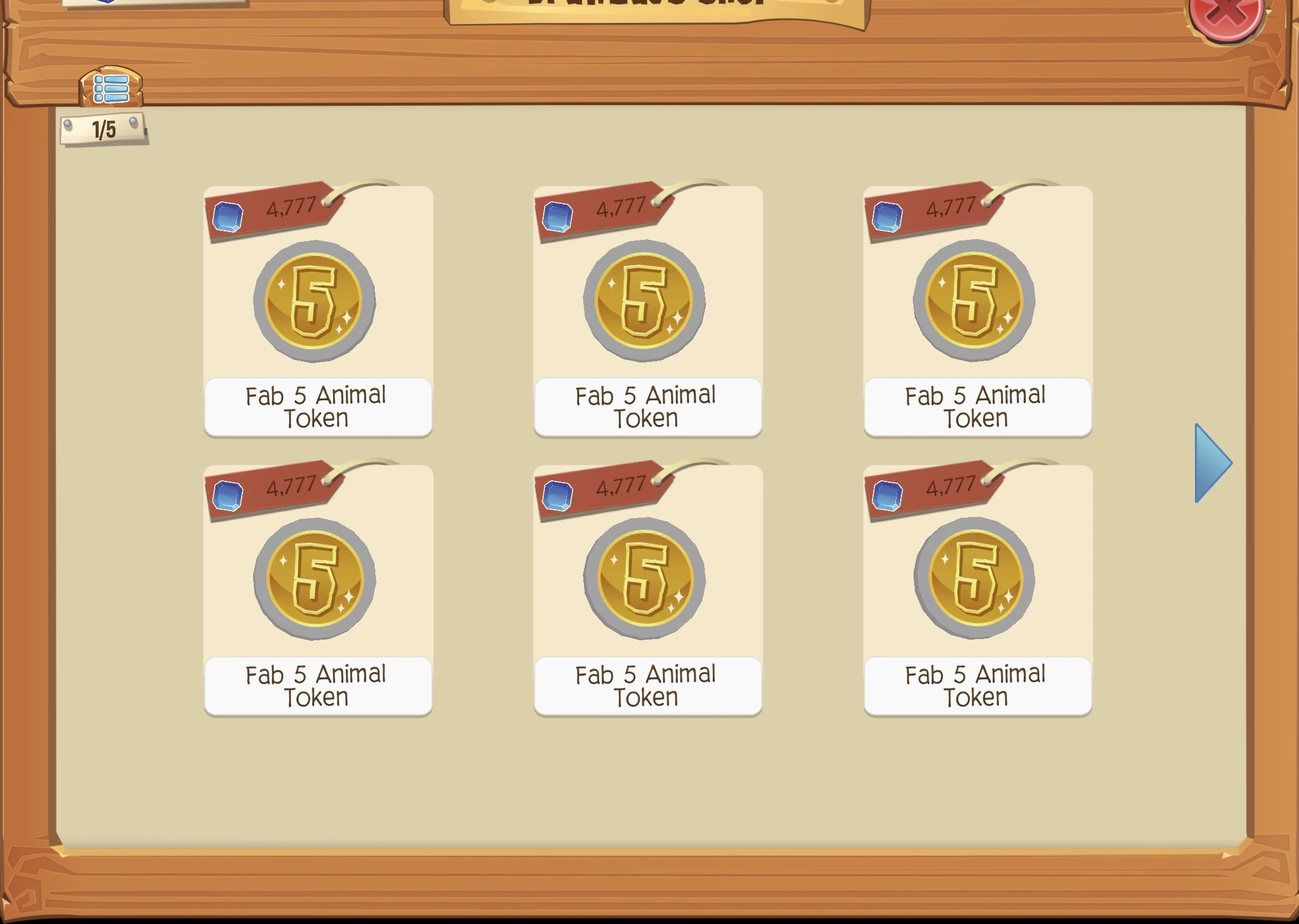 for anyone interested this persons selling a TON of fab 5 tokens | Fandom