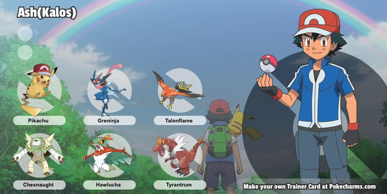 My Versions of Ash's Kalos and Alola Teams | Fandom