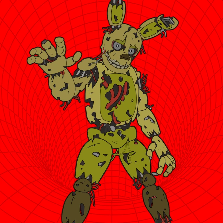 I'VE COLOURED IN SPRINGTRAP! | Fandom