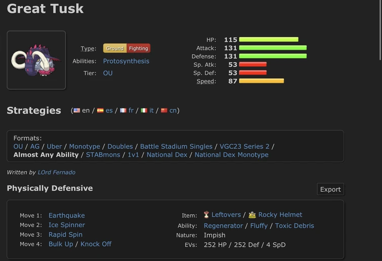 Guys what ability should I run for my great tusk??!.!!!?? | Fandom