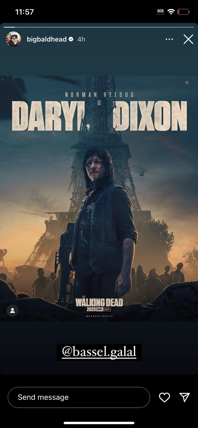 first semi-offical daryl dixon poster! | Fandom