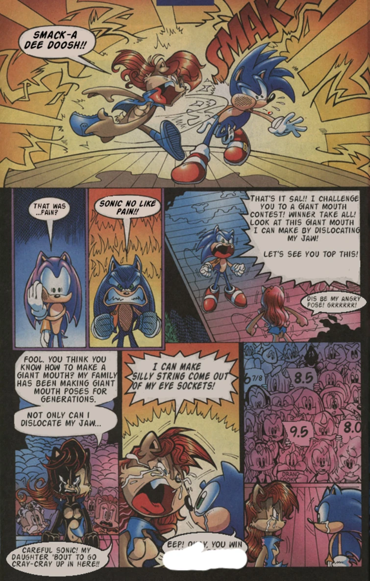 Sonic and Sally argue about fish or something | Fandom