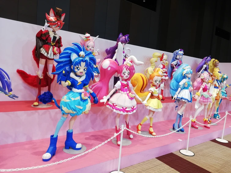【All Pretty Cure Exhibition Yokohama】Life-size mannequins of PreCure ...