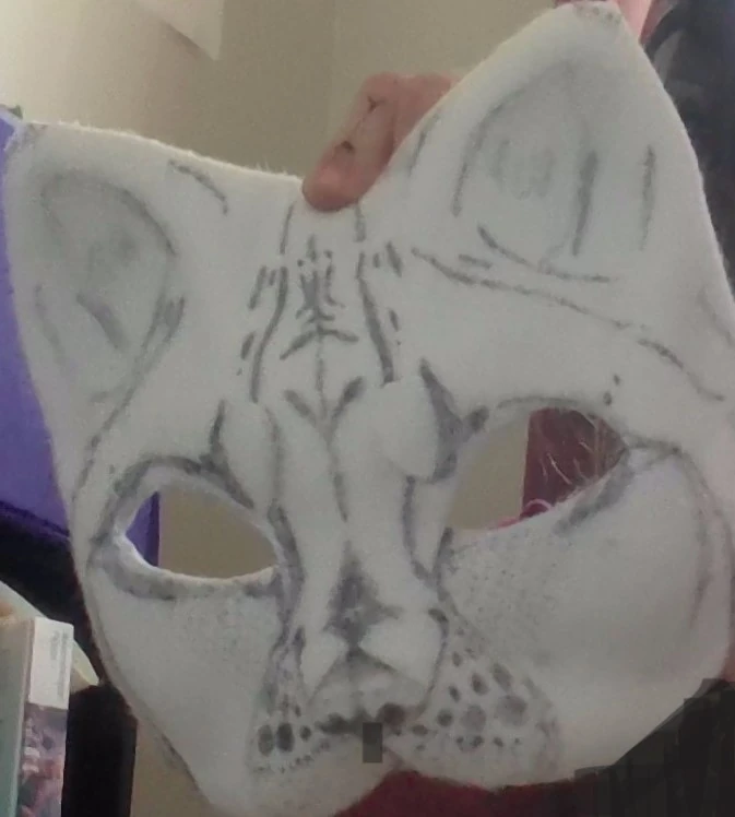 Sneak-peak of the mask I'm working on for my sister | Fandom