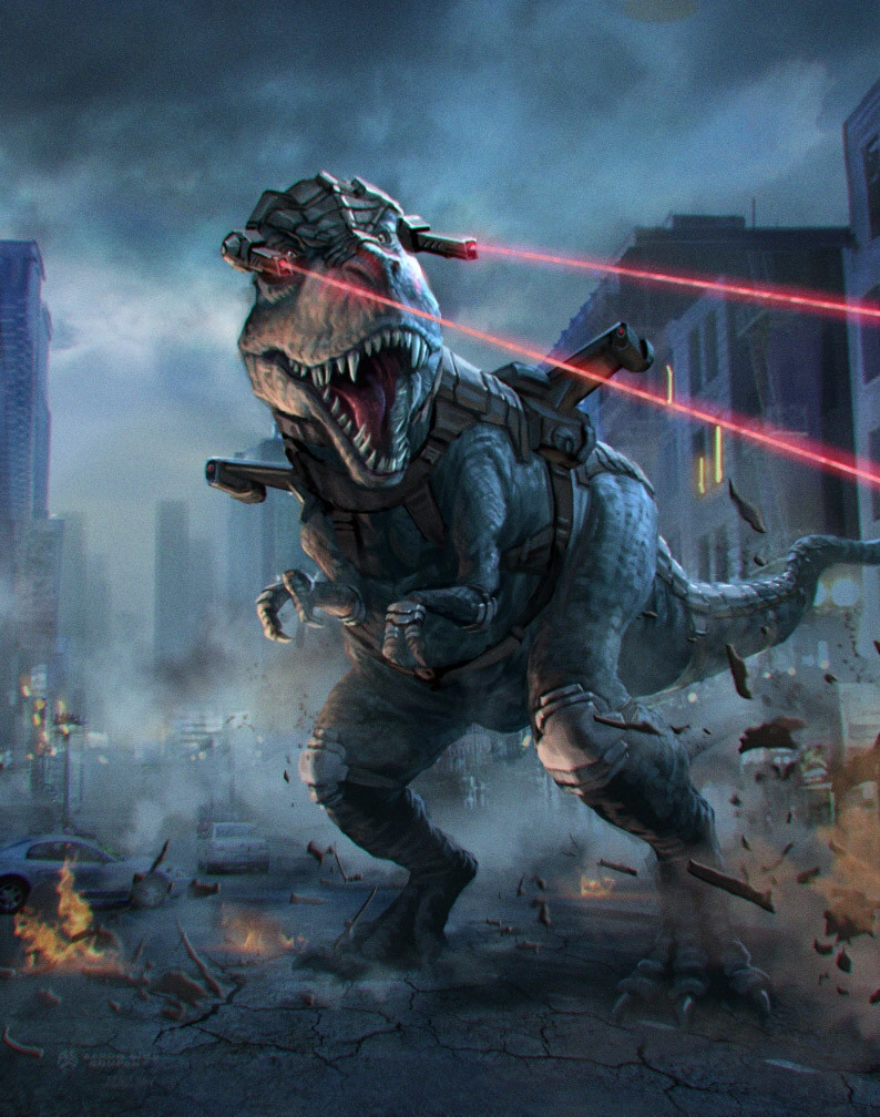 Sketch of my ? ANGRY T - REX | Fandom