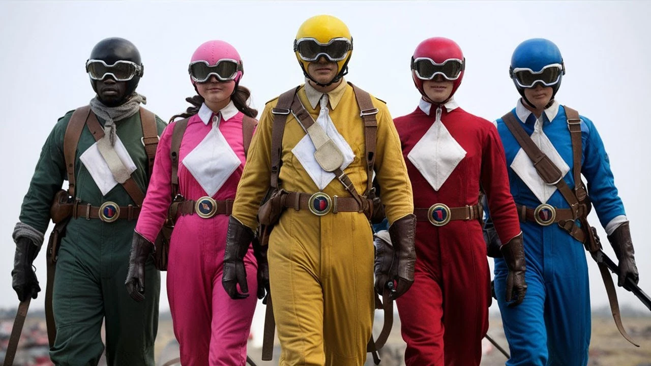 Power Rangers - 1950's Super Panavision 70 - what if the Power Ranger ...