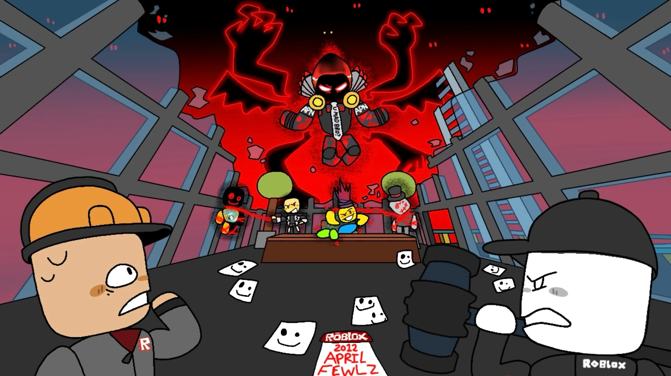 Btw heres a drawing of the 2012 April fools incident | Fandom