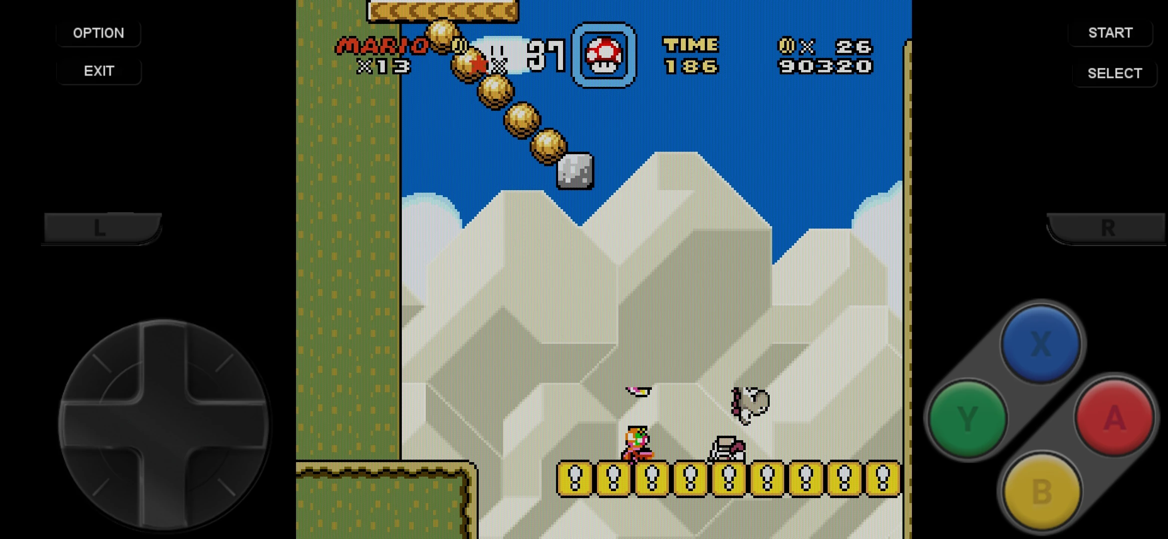 I was doing the pallete intenation glitch in a copy ofnmario world to ...
