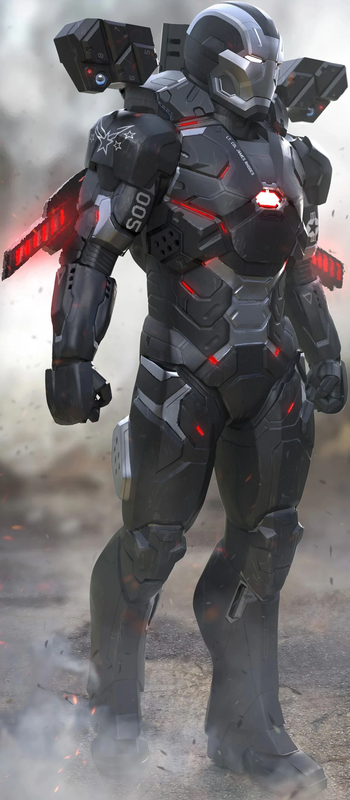 I keep wondering what War Machine's armor might look like in Armor Wars ...