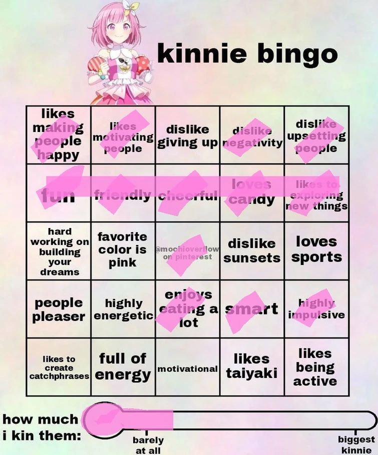 redid pjsk kin bingoes of the main characters | Fandom