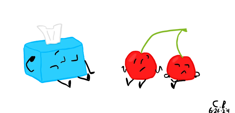 Fanart of Tissues and Cherries since almost nobody does fanart of them | Fandom