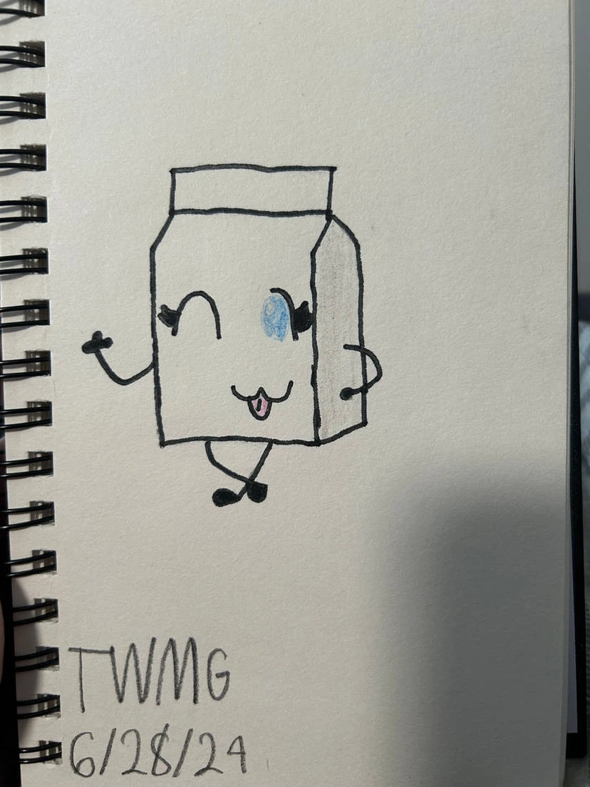 Here's my art of my fav contestant, Milk! | Fandom