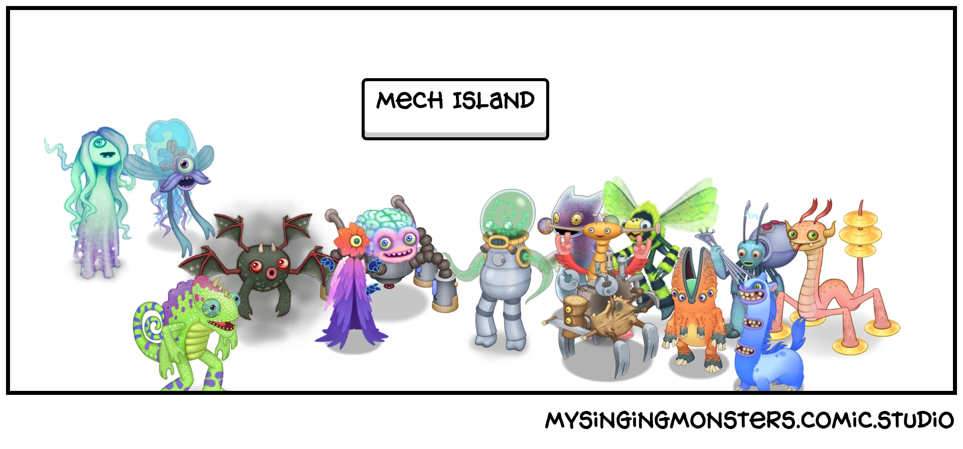 My Mech Island roster | Fandom