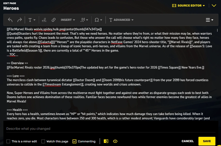 Editing Help | Fandom
