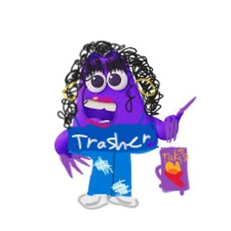 Purple as a Hot Cheeto Girl (shout-out to the people that voted for it ...