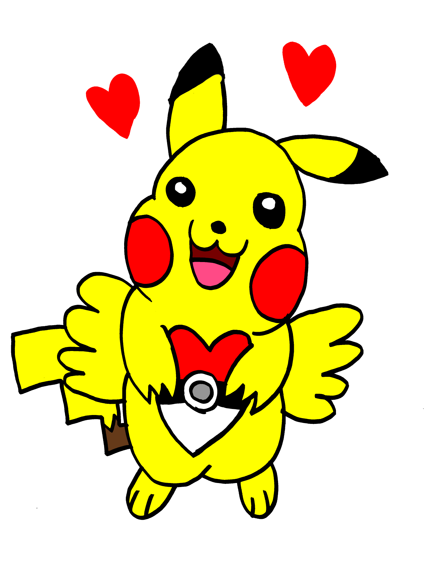 My drawing of Valentine's Pikachu | Fandom