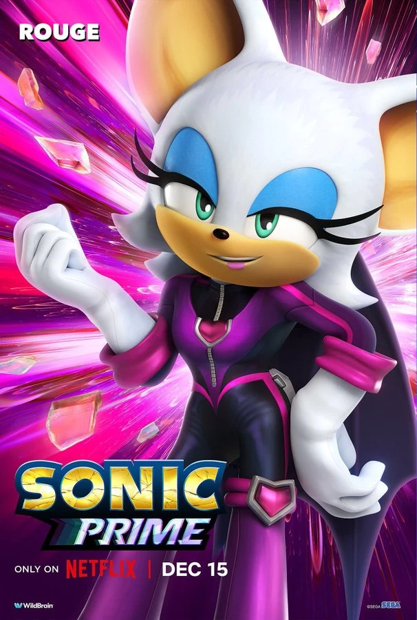 Take a look of Rouge's design for Sonic Prime | Fandom