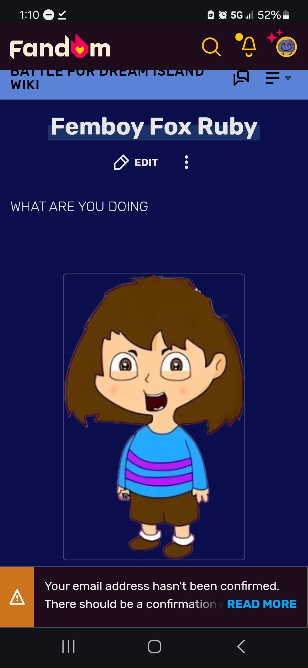 Someone vandalized a page | Fandom