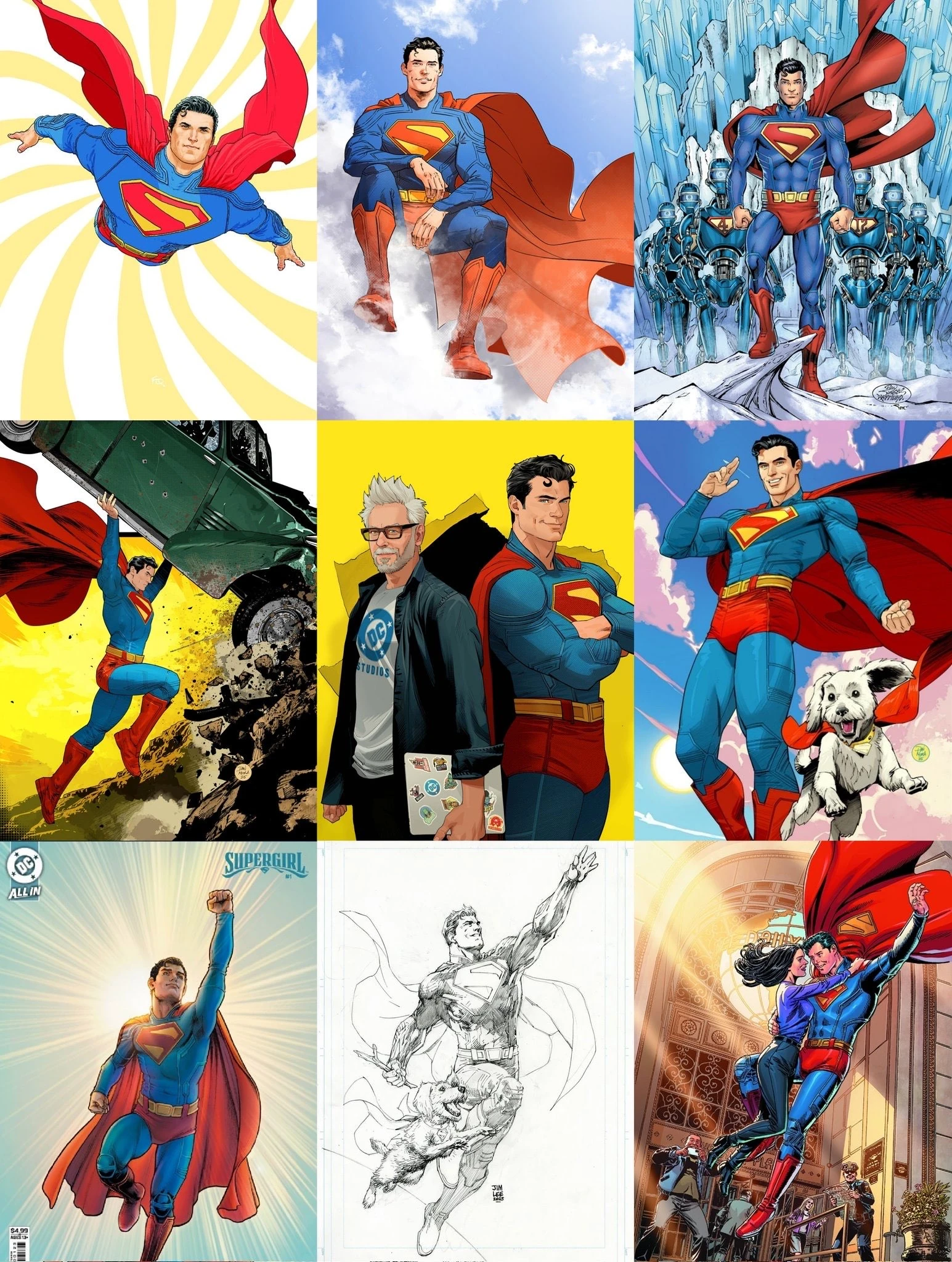Multiple past Superman artists draw David Corenswet’s Superman | Fandom