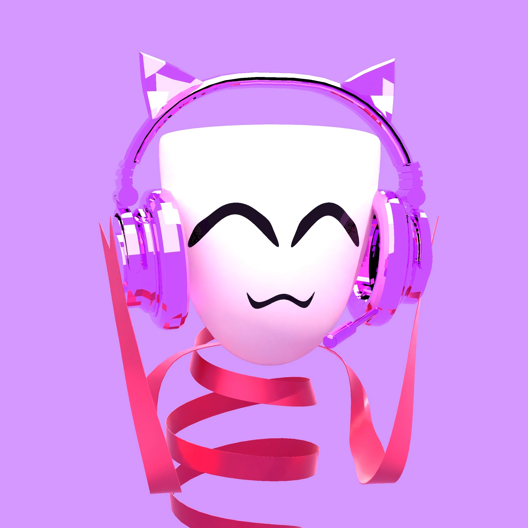 Made Another One of Gangle wearing Cat Ear Headphones. | Fandom
