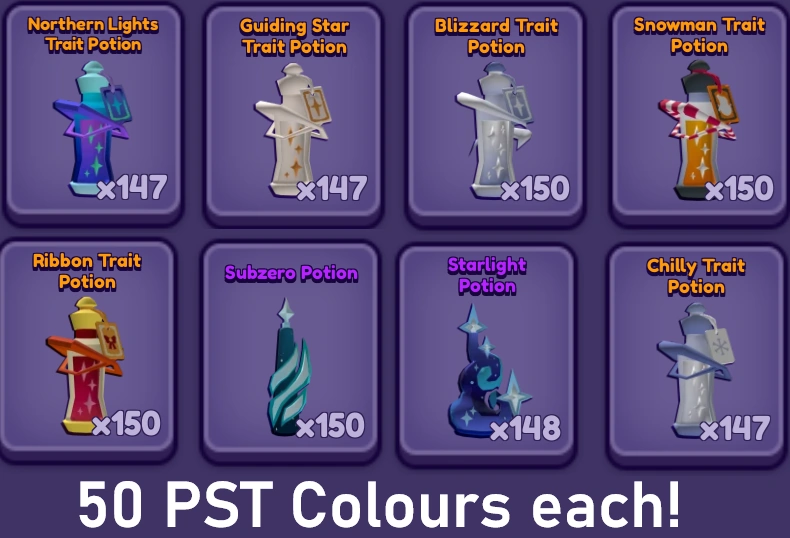 Trading Traits/Elements for PST Colours or Coins! | Fandom