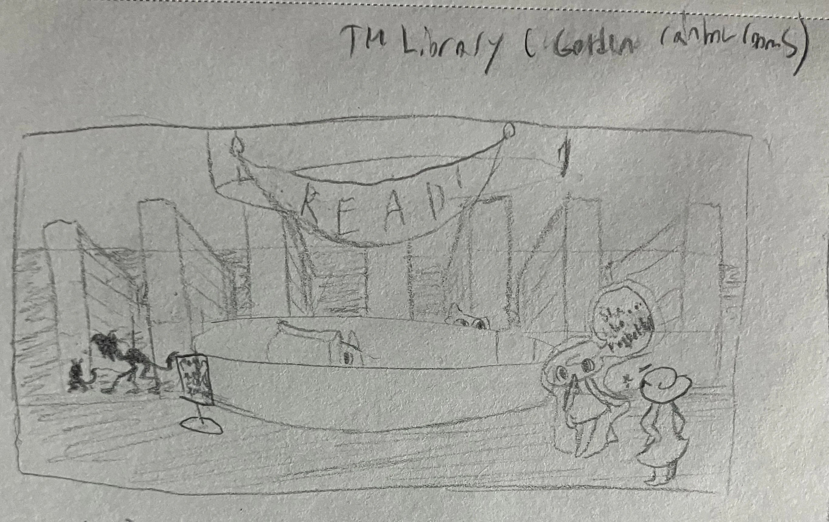 Drawing Golden Rooms: The Library | Fandom