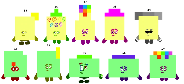 Predictions for 33 to 47 in Numberblocks Series 8 | Fandom