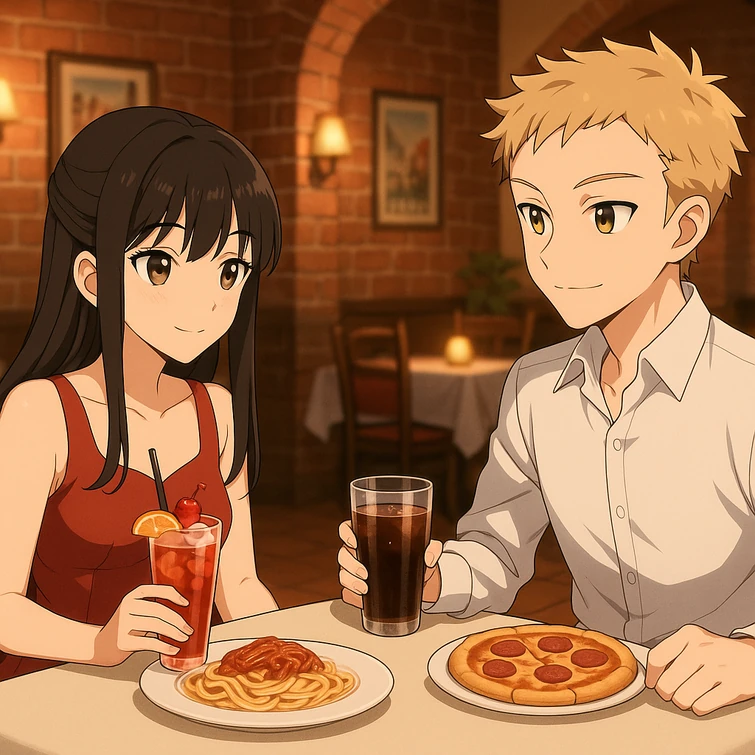 Generated an image of Ayano and Umeji date night... | Fandom
