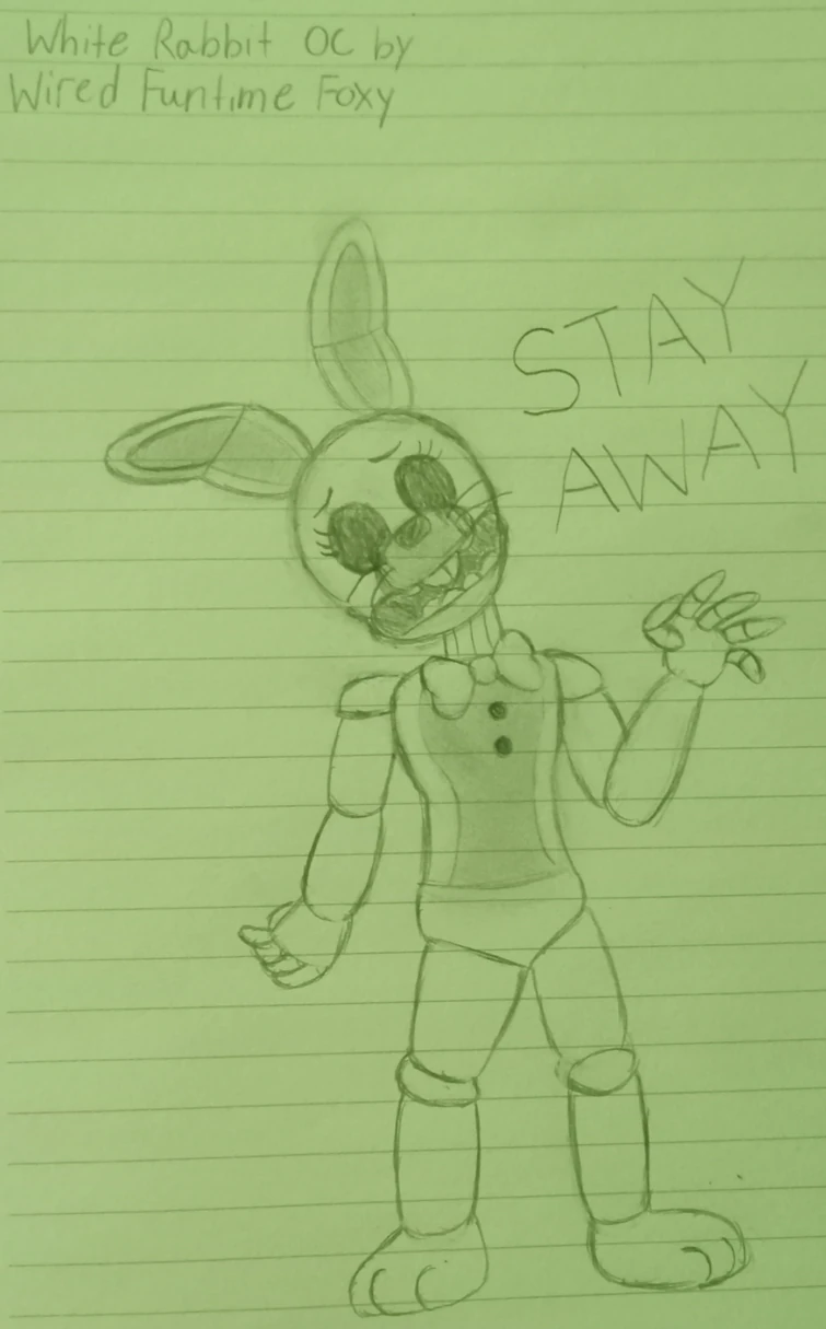 Spring Bonnie and White Rabbit (an OC based on the FNAF world character ...