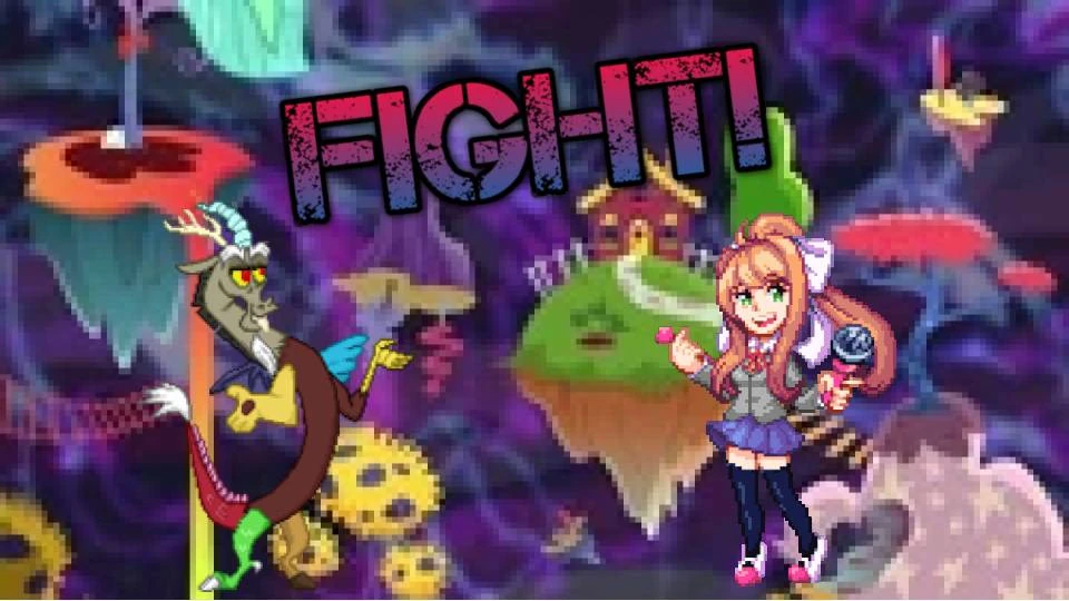 Discord VS Monika Sprite Art | Fandom