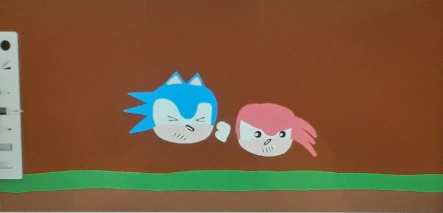 Knock Knock it's me Knuckles. Happy Birthday Knuckles! My thumb kinda ...