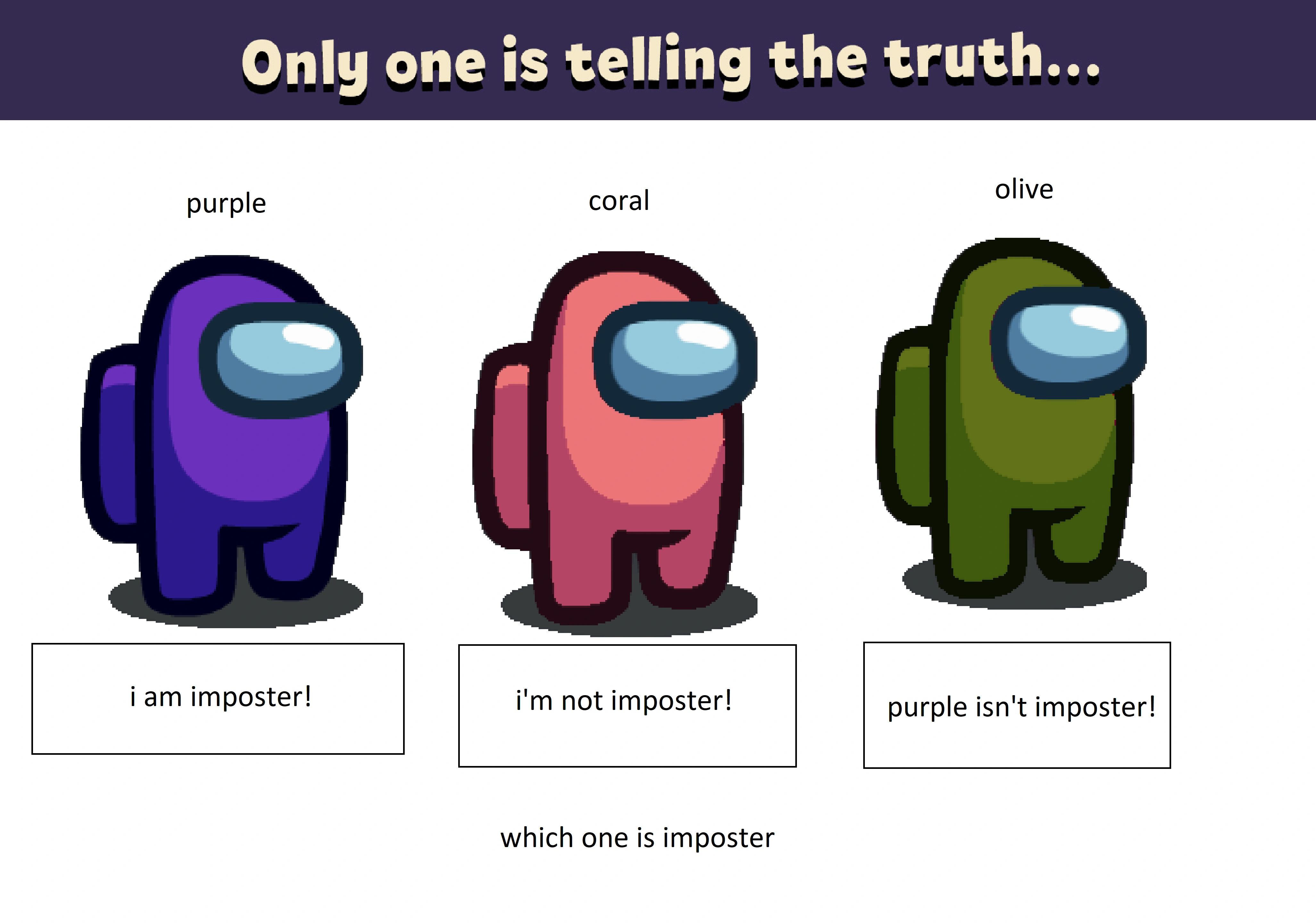 which one is imposter | Fandom