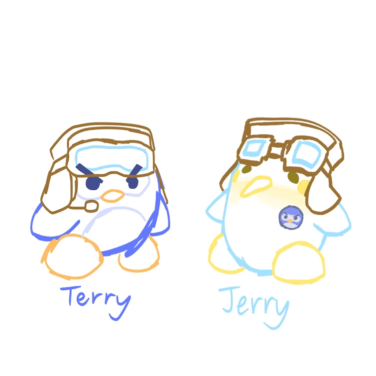 *inhales* rate my Jerry n Terry design prototype | Fandom