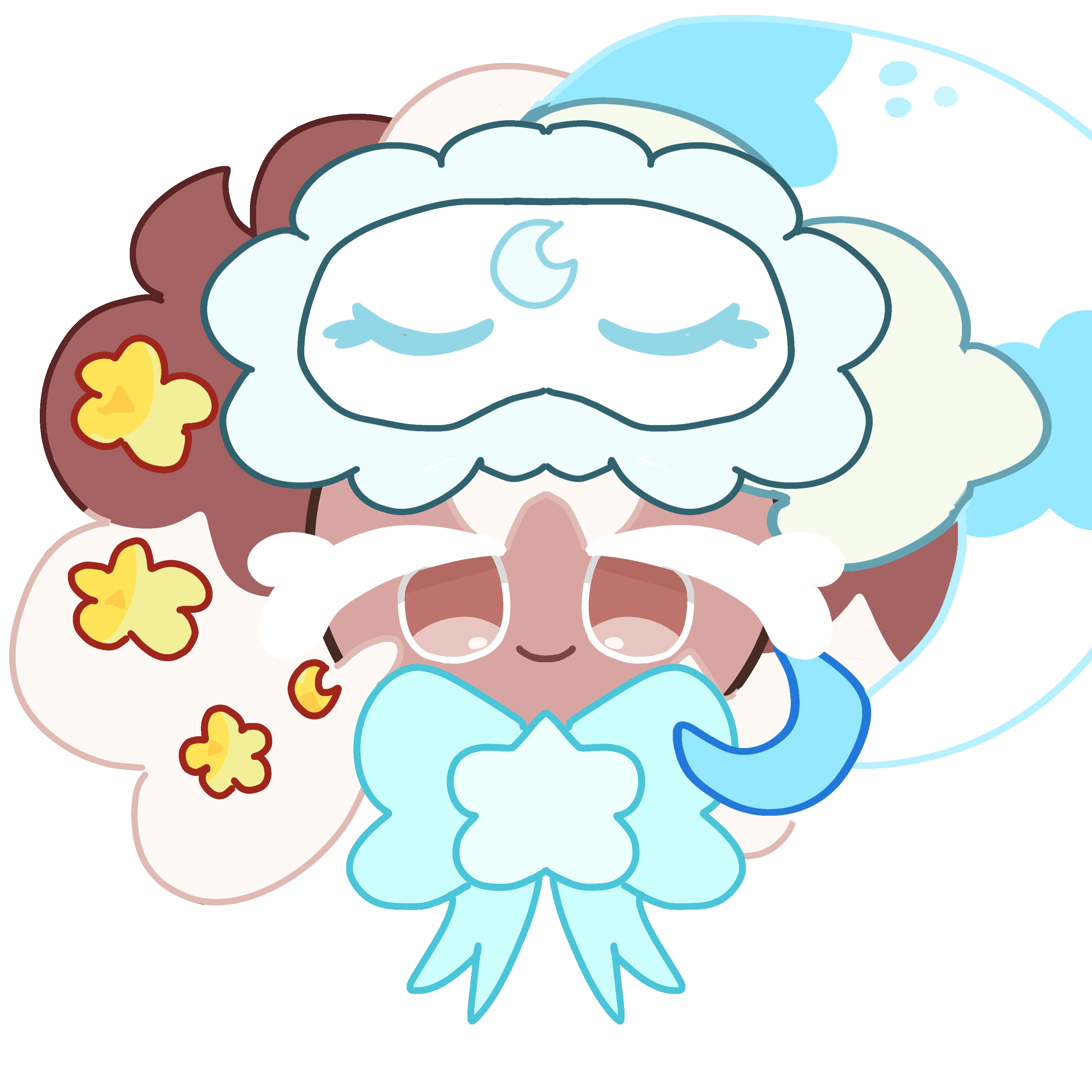 Im bored so here a sneak peak for new costume for Cream 🙃(btw i play ...