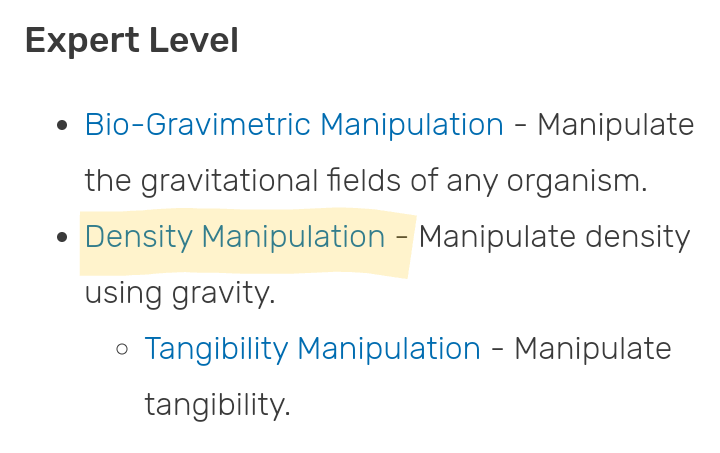 I was gonna make a "density manip vs gravity manip" post but then ...