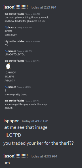 moderator faunyi cannot manage wealth, tradelock this man (obvious joke ...